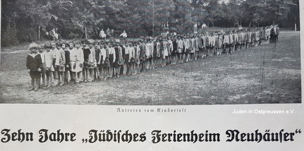 Jewish holiday home Neuhäuser – Jews in East Prussia